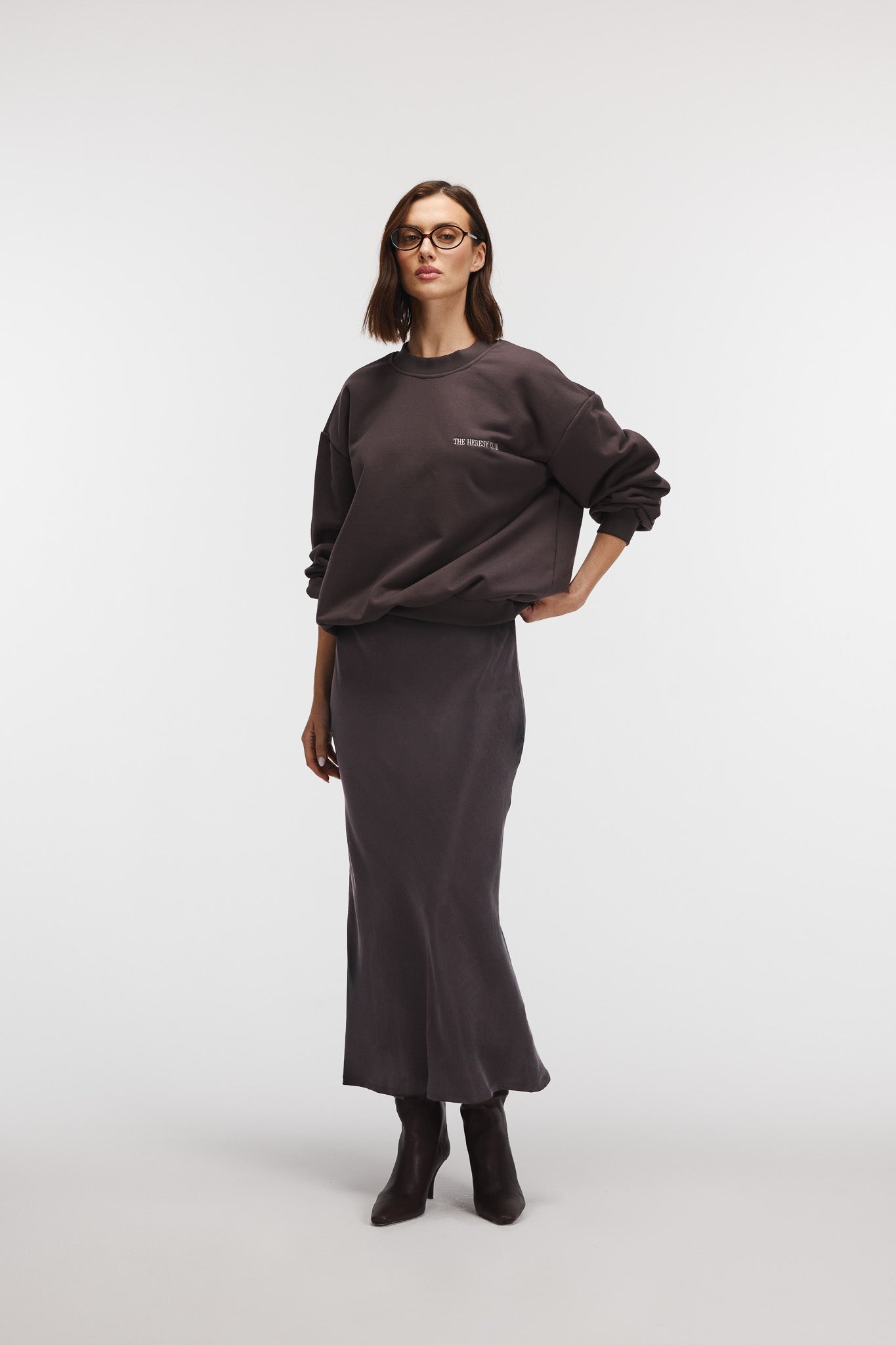Bluza The Heresy Club Chocolate plum